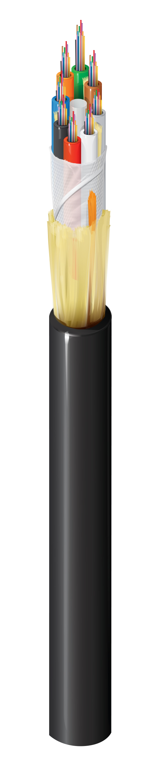 Câble à fibre optique à structure libre multitube-GCAID84