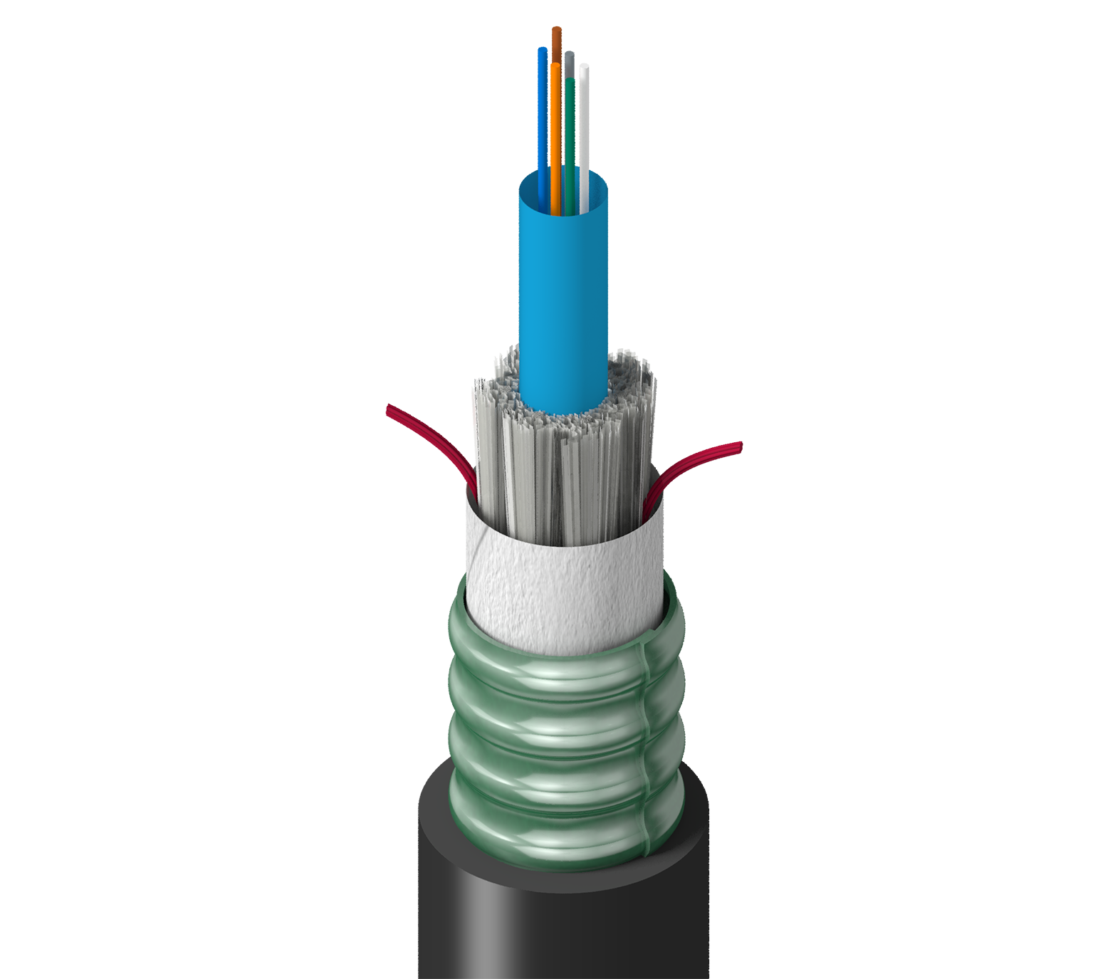 Câble à fibre optique en structure centrale libre-TF-SCN-006-RS5